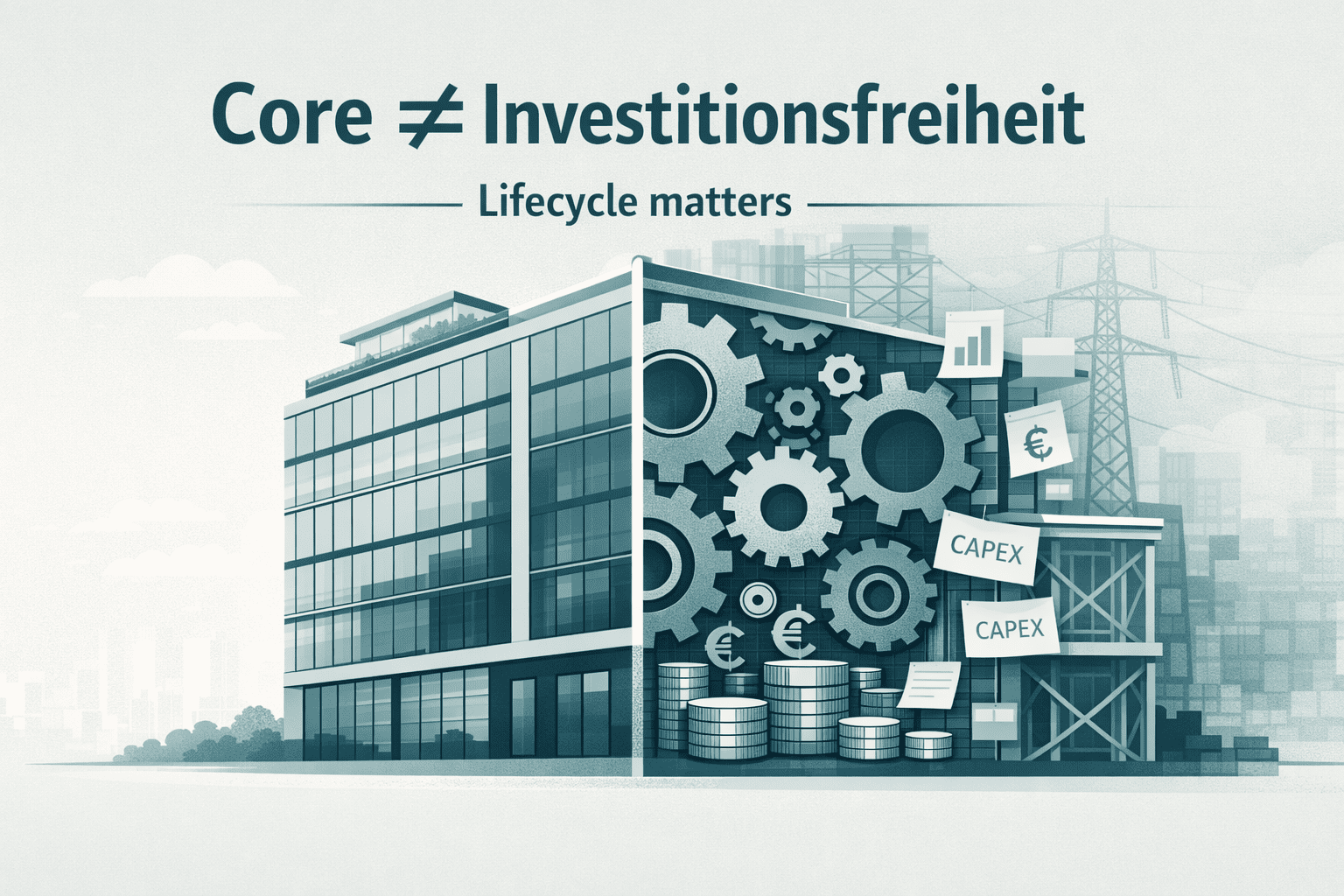 Core is not equal to freedom of investment – Lifecycle matters